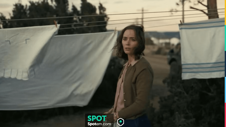 Lady Hamilton A-2 watch worn by Kitty Oppenheimer (Emily Blunt) as seen ...