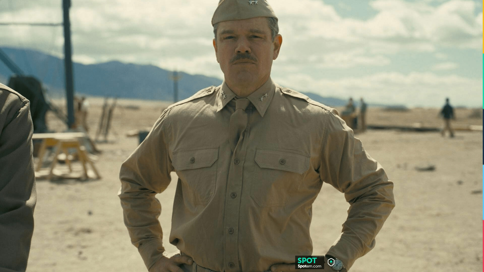 Hamilton Piping Rock Watch worn by Leslie Groves (Matt Damon) as seen ...