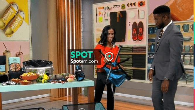 By Anthropologie Off-The-Shoulder Ruffle Top worn by Elizabeth Werner ...