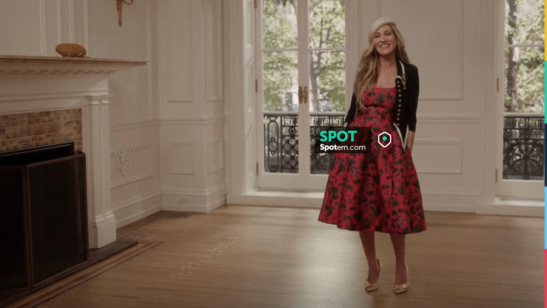 Philosophy Di Lorenzo Serafini Floral-Jacquard Sleeveless Midi Dress ...