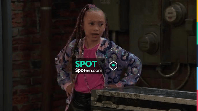 Choupette Sequins Bomber Jacket worn by Alice Baxter (Mykal-michelle ...