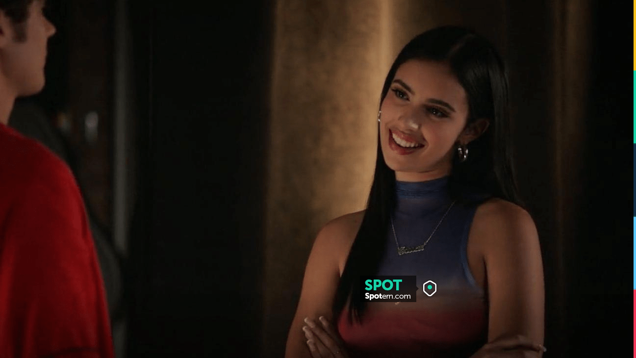 Elsie & fred High Neck Body in Om­bre Mesh worn by Dani(Kylie Cantrall ...