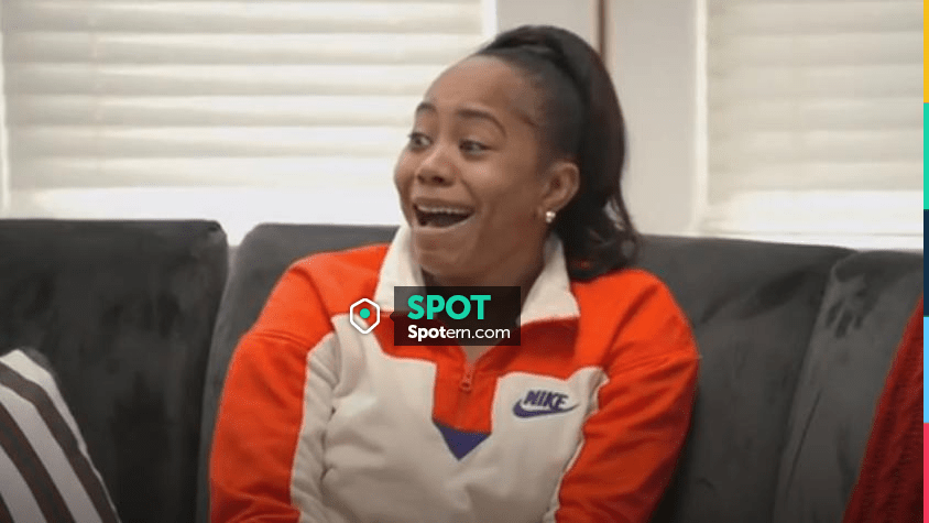 Nike Sportswear Polar Fleece Half Zip worn by Shari Richards as seen in ...