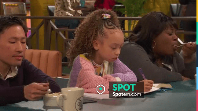 Shein Girls Color Block Drop Shoulder Duster Cardigan worn by Alice ...