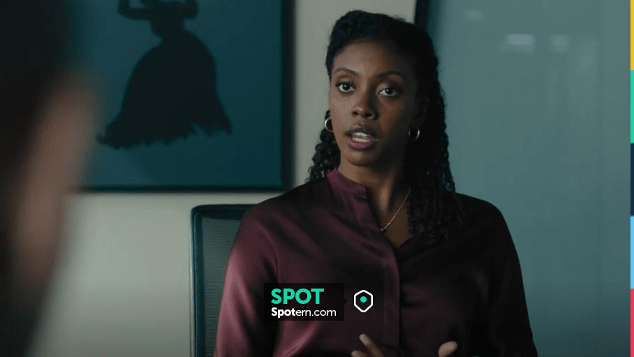Vince Band Collar Blouse worn by Kate Sacker (Condola Rashad) as seen ...