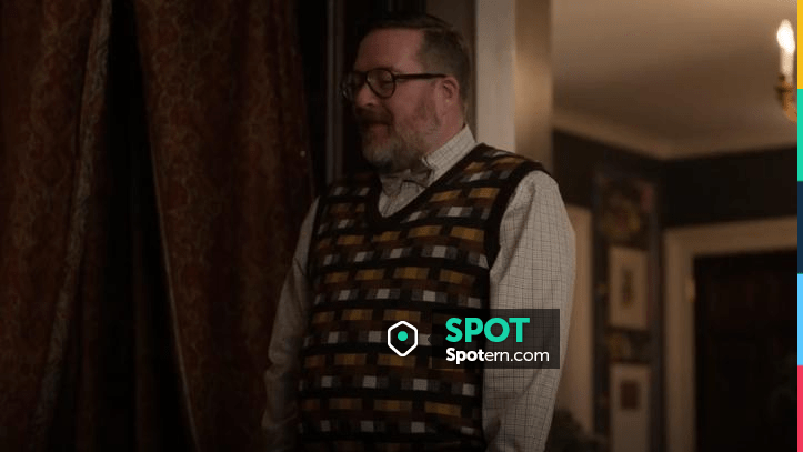 Todd Snyder Meri­no Vest worn by Howard Morris (Michael Cyril Creighton ...