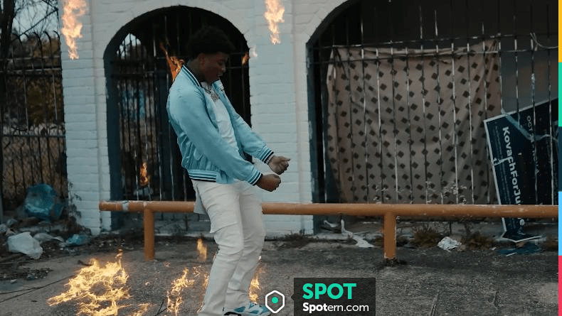 Nike Jordan 6 Retro Unc White sneakers worn by Yungeen Ace in Variable ... Nike Jordan 6 Retro Unc White sneakers worn by Yungeen Ace in Variable ...
