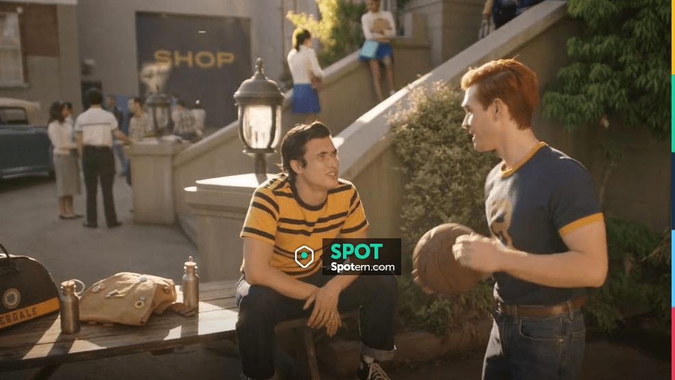 Bronson Shop 9.8 Oz Ivy Style Striped T Shirt worn by Reggie Mantle ...