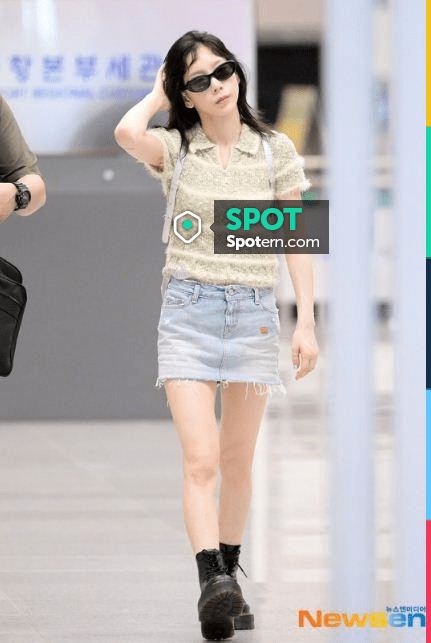 Somewhere Butter Fle Backpack worn by Taeyeon in Incheon Airport on ...