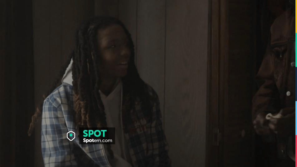 Chaqueta a cuadros Emroidered de Zara usada por Jake (Michael Epps ...