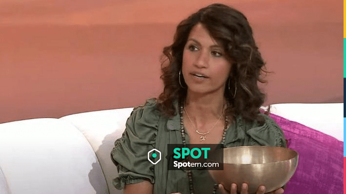 Zadig & Voltaire Ray Puff Sleeve Satin Dress worn by Manjit Devgun as ...