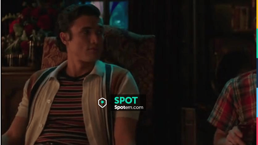 Ben Sherman Icon­ic Ver­ti­cal Stripe Polo worn by Reggie Mantle ...