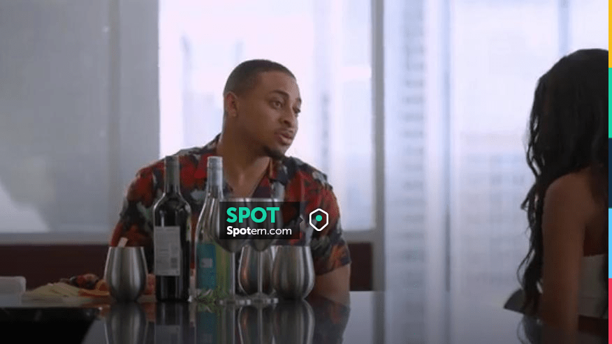 AllSaints Natural Rosea Short Sleeve Shirt worn by Brian Okoye as seen ...