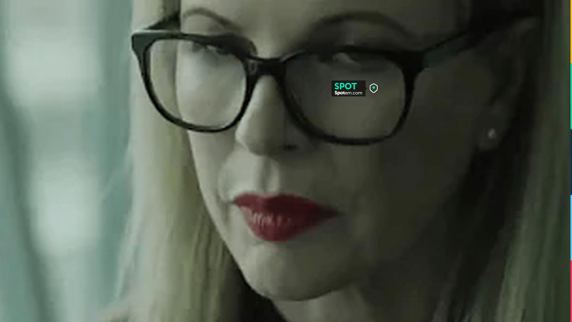 Black eyeglasses worn by Maria (Kim Basinger) in I Am Here | Spotern