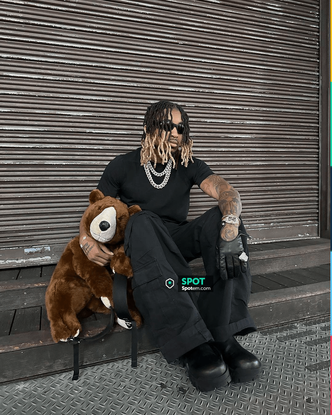 Balenciaga Black Zip-Off Flared Caro Pants worn by DDG on his Instagram ...
