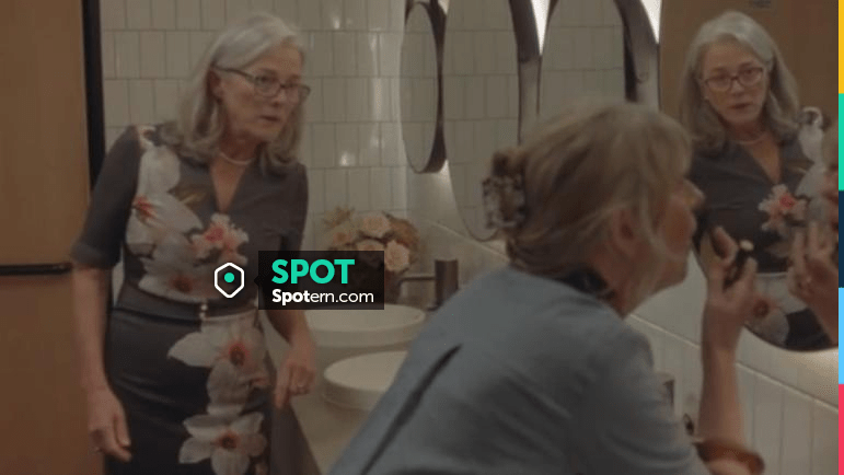 Ted Baker Floral V Neck Dress worn by Marissa (Sarah Peirse) as seen in ...