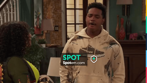 Mostly Heard Rarely Seen 8-Bit Sneaker-print long-sleeve hoodie worn by ...