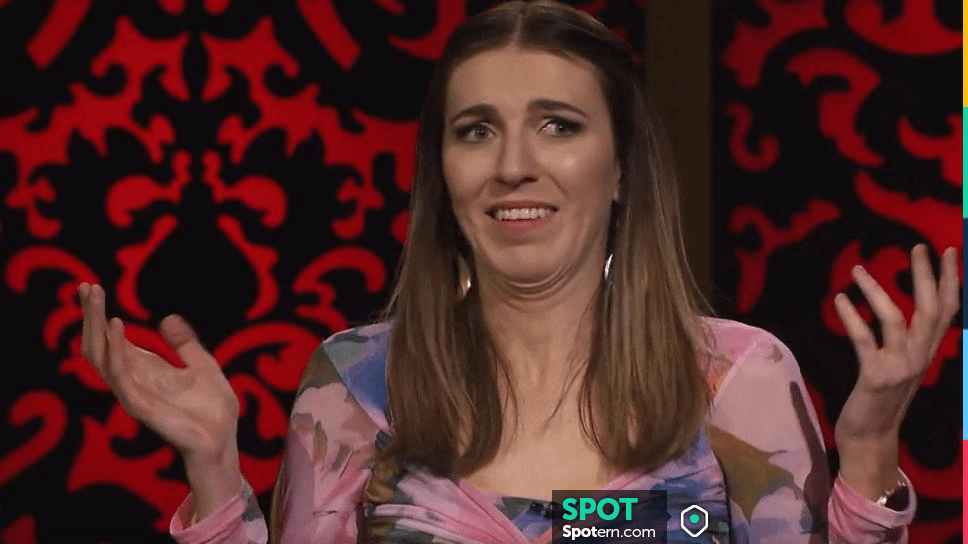 Ruby Rio Mesh Top worn by Melanie Bracewell as seen in Taskmaster NZ ...