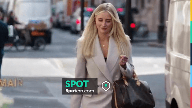 Joseph Dou­ble-Breast­ed Jaden Blaz­er worn by Mairéad Doyle-Heffernan ...