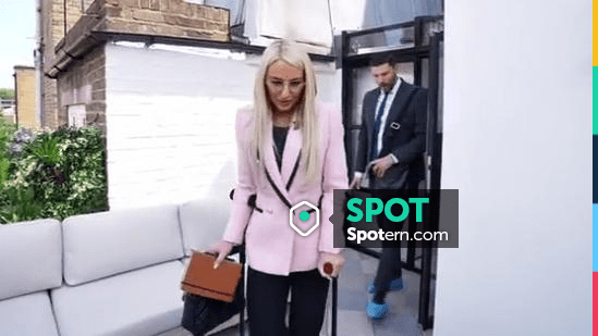 Zara Pink Tweed Blazer worn by Stacey Macleod as seen in Selling Super ...