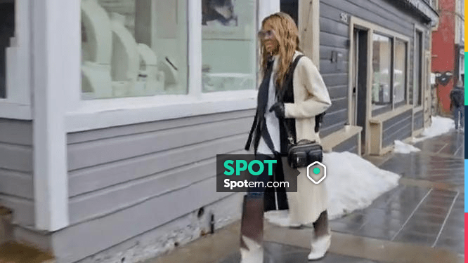 Louis Vuitton Monogram Embossed Utility Crossbody worn by Mary Cosby as ...