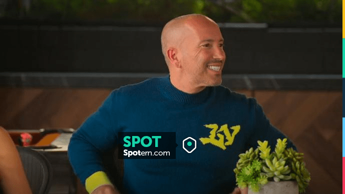 Louis Vuitton Signature Crewneck worn by Jason Oppenheim as seen in ...