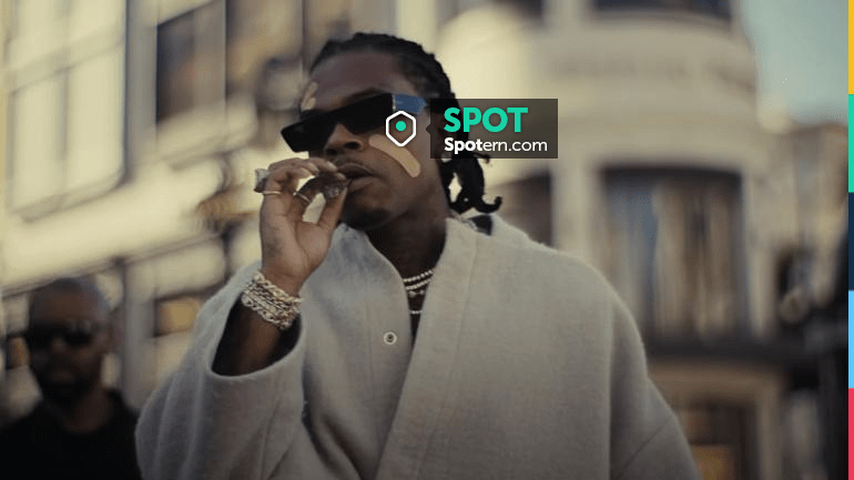 Celine Black Frame 47 Sunglasses worn by Gunna in rodeo dr [Official ...