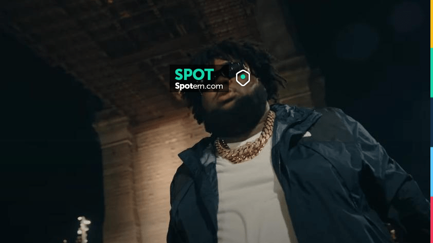 Versace Eyewear Black & Gold Medusa Biggie Sunglasses worn by Rod Wave ...