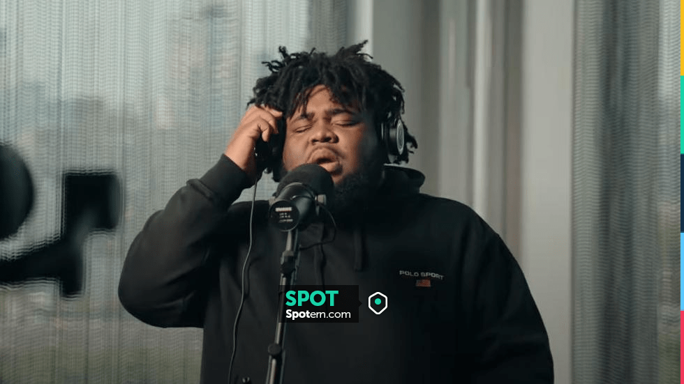 Polo Ralph Lauren Black Polo Sport Flag Logo Hoodie porté par Rod Wave ...