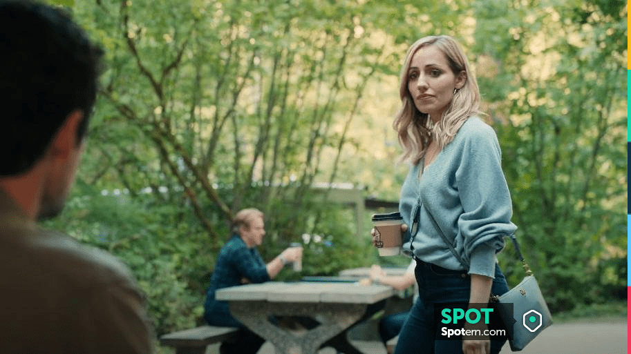 Tory Burch Kira Pebbled Crossbody worn by Brie Sheridan (Zibby Allen ...