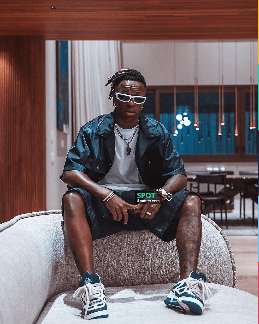 Audemars Piguet Rose Gold & White Royal Oak Chronograph watch worn by ...