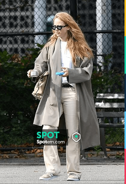 The Row Carlton Straight-Leg Jeans worn by Jennifer Lawrence in New ...