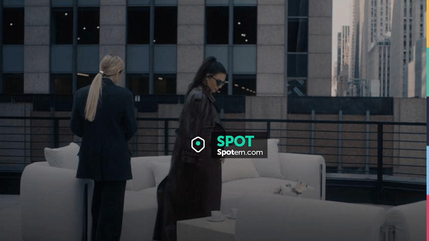 Saint Laurent Leather Trench Coat Worn By Siobhan Corbynkim Kardashian 7104