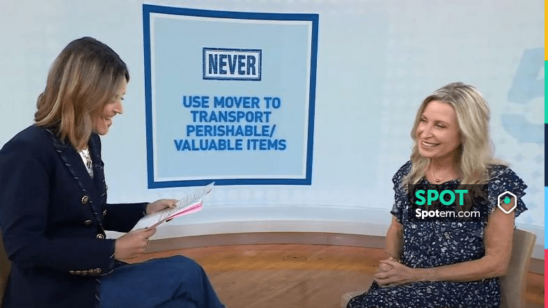 Shoshanna King Floral Print Maxi Dress worn by Denise Caron-quinn as ...