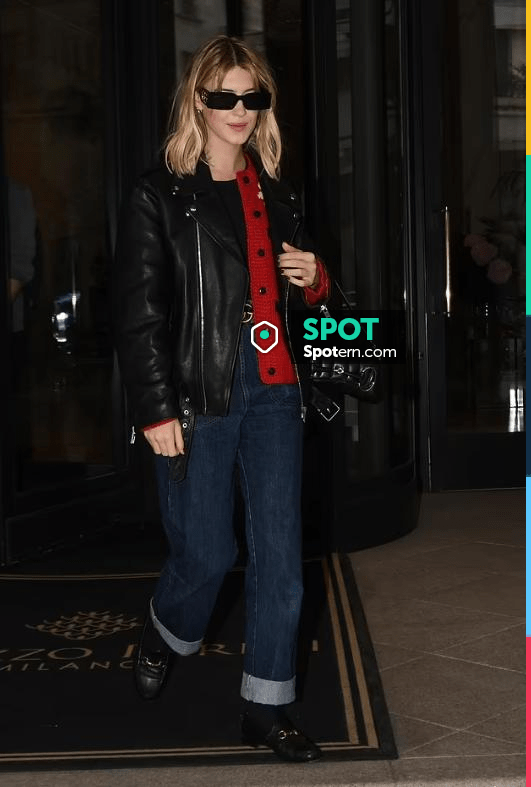 Gucci Gg Leather Belt worn by Daisy Edgar-Jones in Milan on September ...