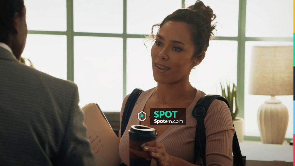 A.L.C. Toni V-Neck Plunge Bodysuit worn by Emily Lopez (Jessica Camacho ...