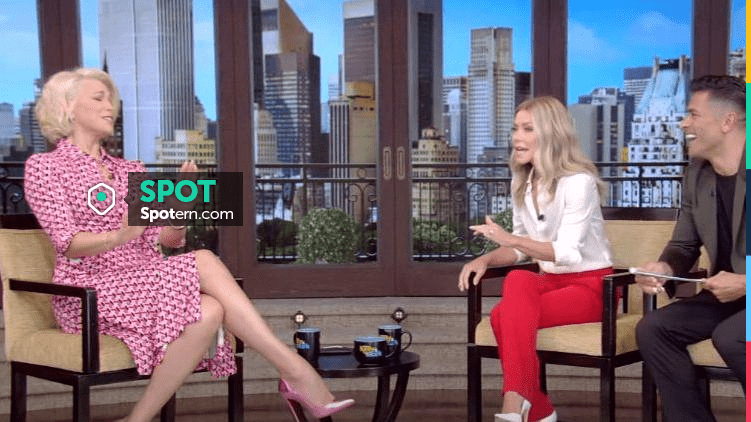 Diane Von Furstenberg Sana Wrap Dress worn by Hannah Waddingham as seen ...