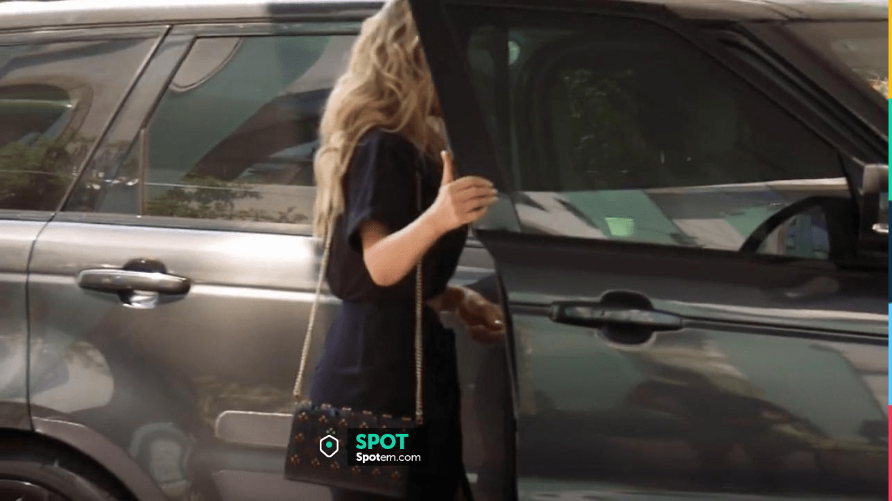 Christian Louboutin Paloma Empire Leather Clutch worn by Tamra Judge as ...
