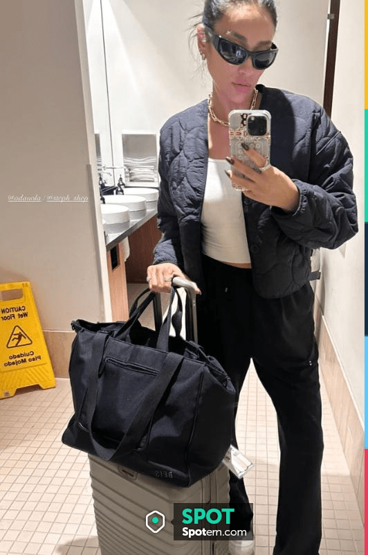 Beis The Carry On Roller in Grey worn by Shay Mitchell on her Instagram ...