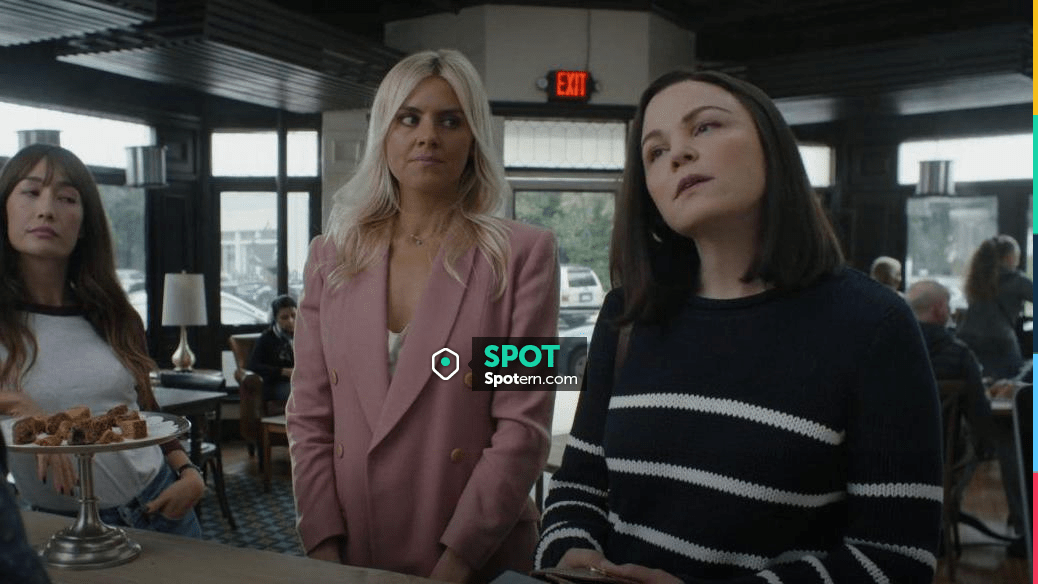 Stella mccartney Pink Tai­lored wool blaz­er worn by Amy (Eliza Coupe ...