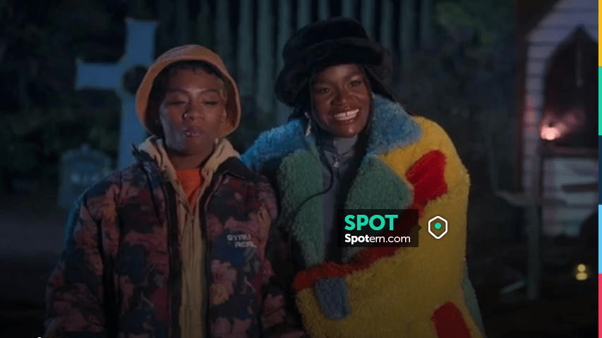 Somewhere Nowhere Gum­my Fluff Coat worn by Shoniqua Shandai as seen in ...