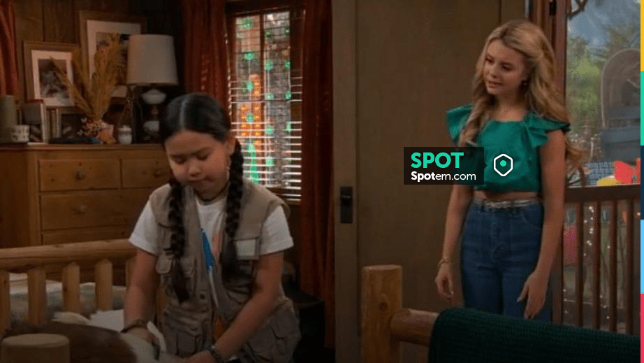 Patrizia Pepe Girl Ruffle-detail Blouse worn by Destiny Baker (Mallory James Mahoney) as seen in ...