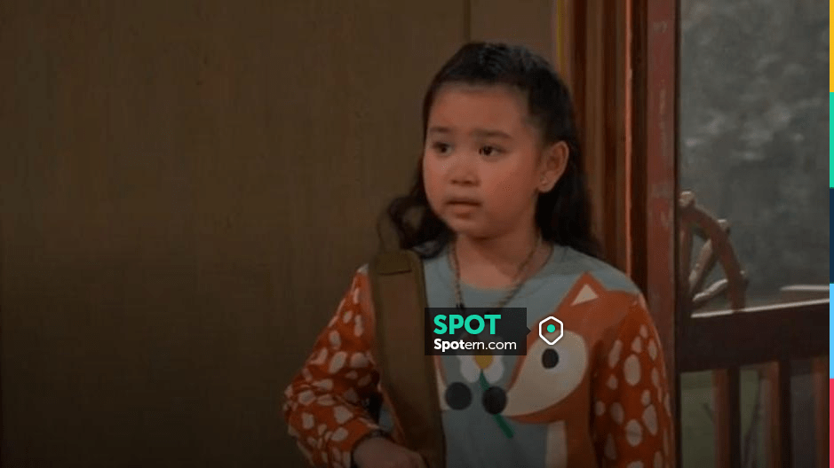 Stella McCartney Kids Graphic Fox-Print T-Shirt worn by Scout(Brandilyn Cheah) as seen in BUNK'D ...