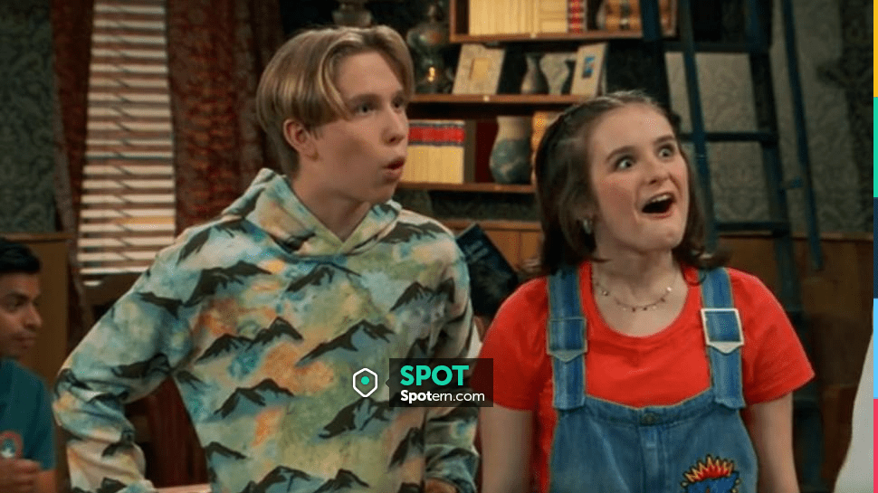 Scotch and Soda Mountain Print Hoodie worn by Jake Jacobs (Luke Busey ...