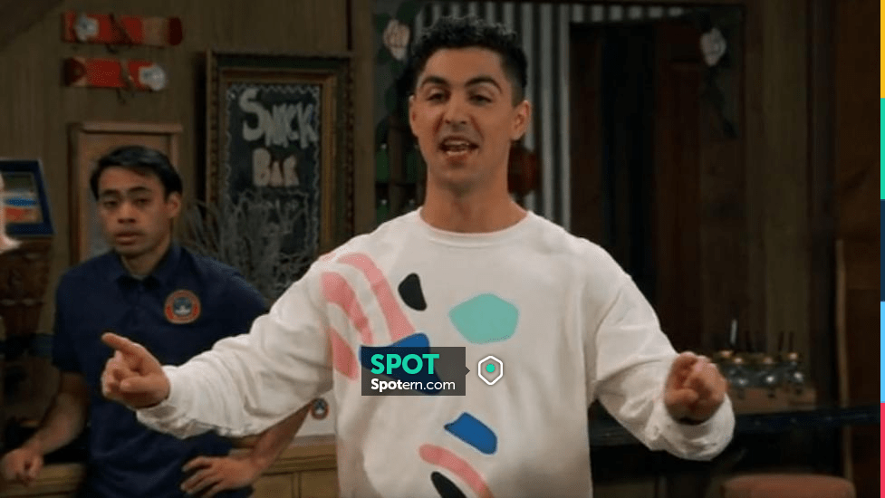 Zara Printed Sweatshirt worn by Parker Preston (Trevor Tordjman) as ...
