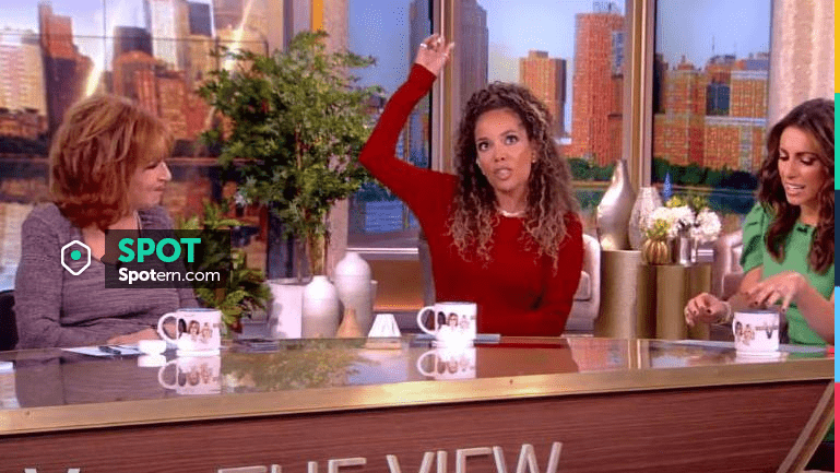 Elie Tahari Kaylee Spacedye Sweater worn by Joy Behar as seen in The ...