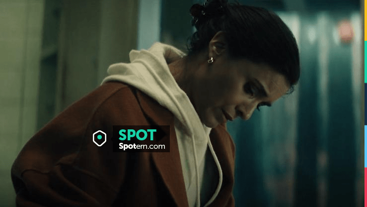 Mango Bran­don Over­sized Wool Blend Coat worn by Indira Shetty ...