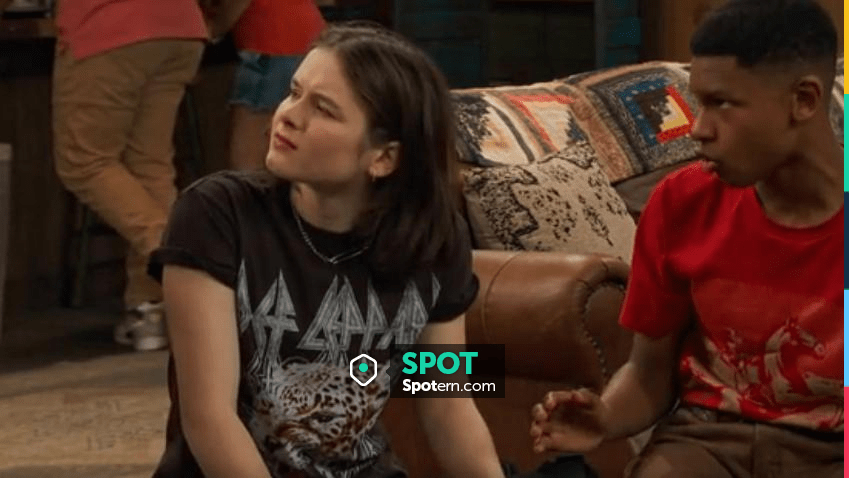 Target Leppard Animal Print Tee worn by Winnie Webber (Shiloh Verrico ...