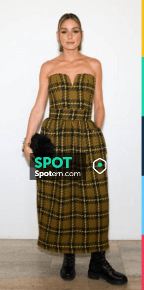 Zimmermann Luminosity Check Wool Strapless Bustier porté par Olivia ...