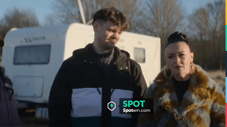 Fila Raul Col­or Block Jack­et in Black worn by Ben Hackett as seen in ...